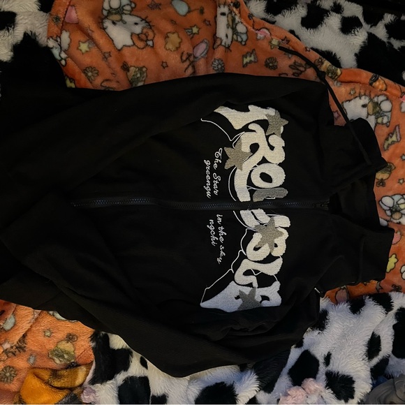 Tops | Trapstar Black Zipup Jacket | Poshmark